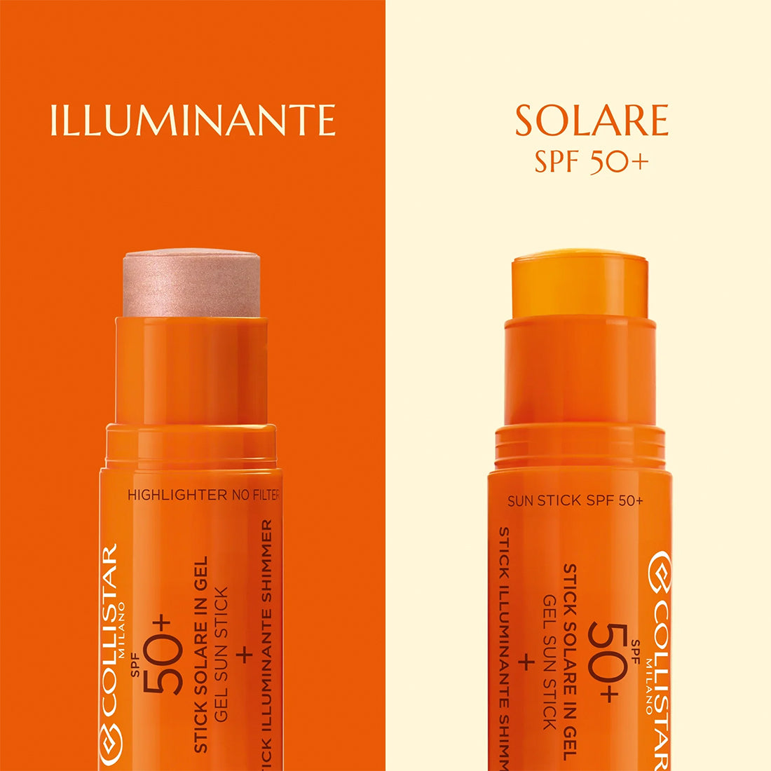 Collistar Stick Solare in Gel SPF 50+ Stick Illuminante Shimmer